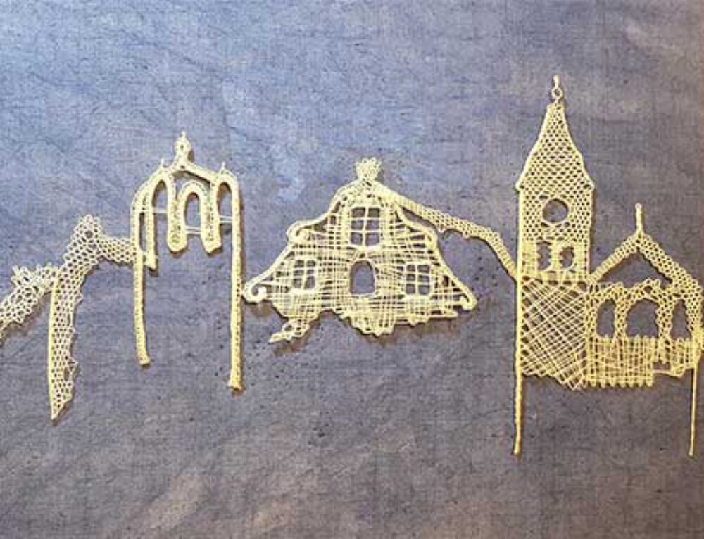 Geklöppeltes Wappen für Wangen - Teil 2 - Deutscher Klöppelverband e. V.